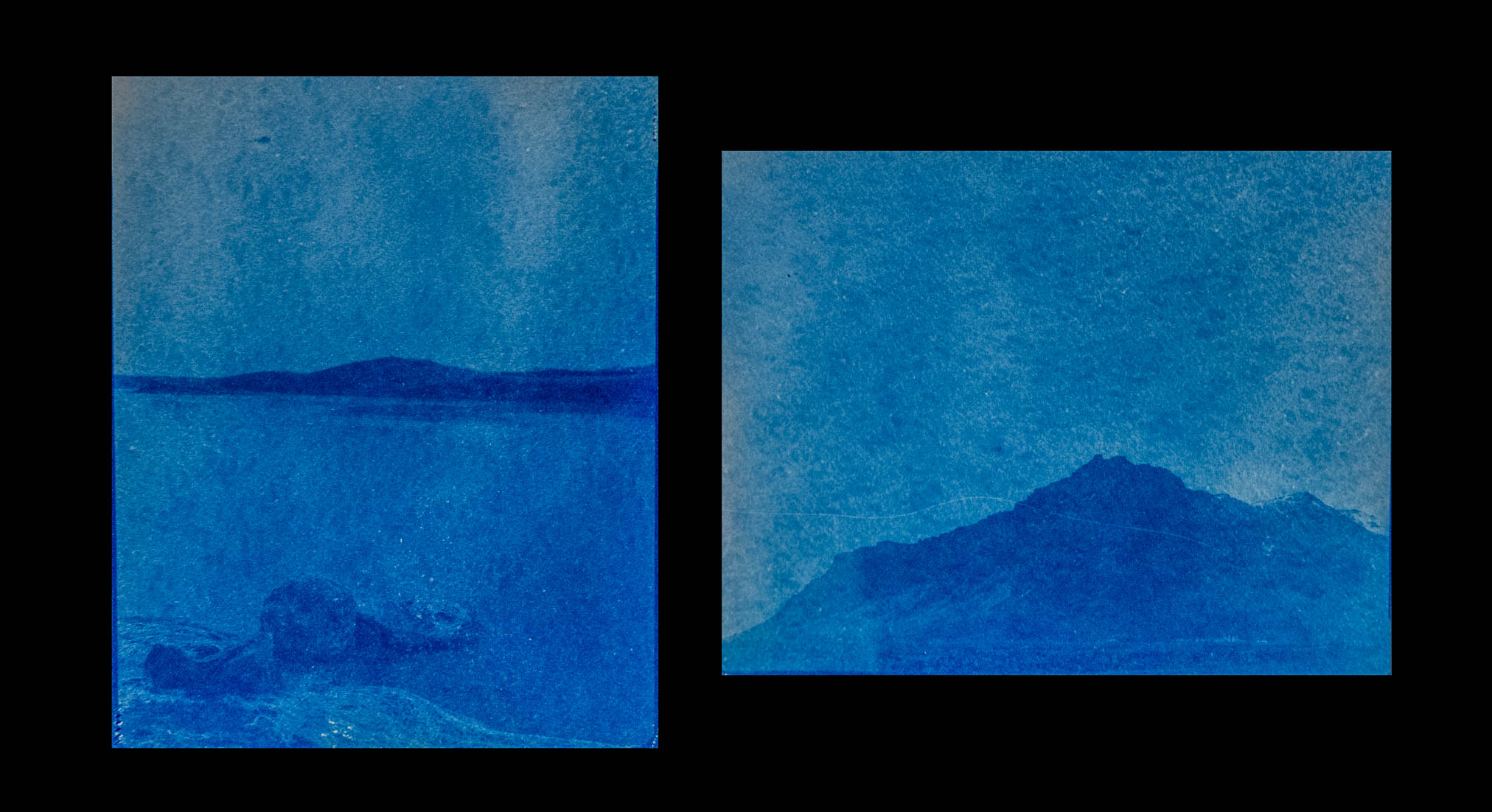 Cyanotypes + Color Film Negatives - Philotera Art and Photography